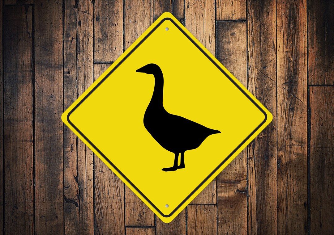 Goose Crossing Sign, Geese Crossing, Geese Crossing Diamond Sign, Geese ...