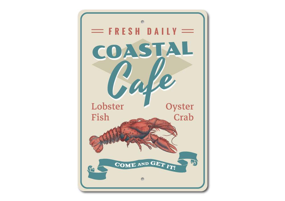 Lobster Lover Gift, Lobster Decor, Lobster Sign, Coastal Cafe Sign ...