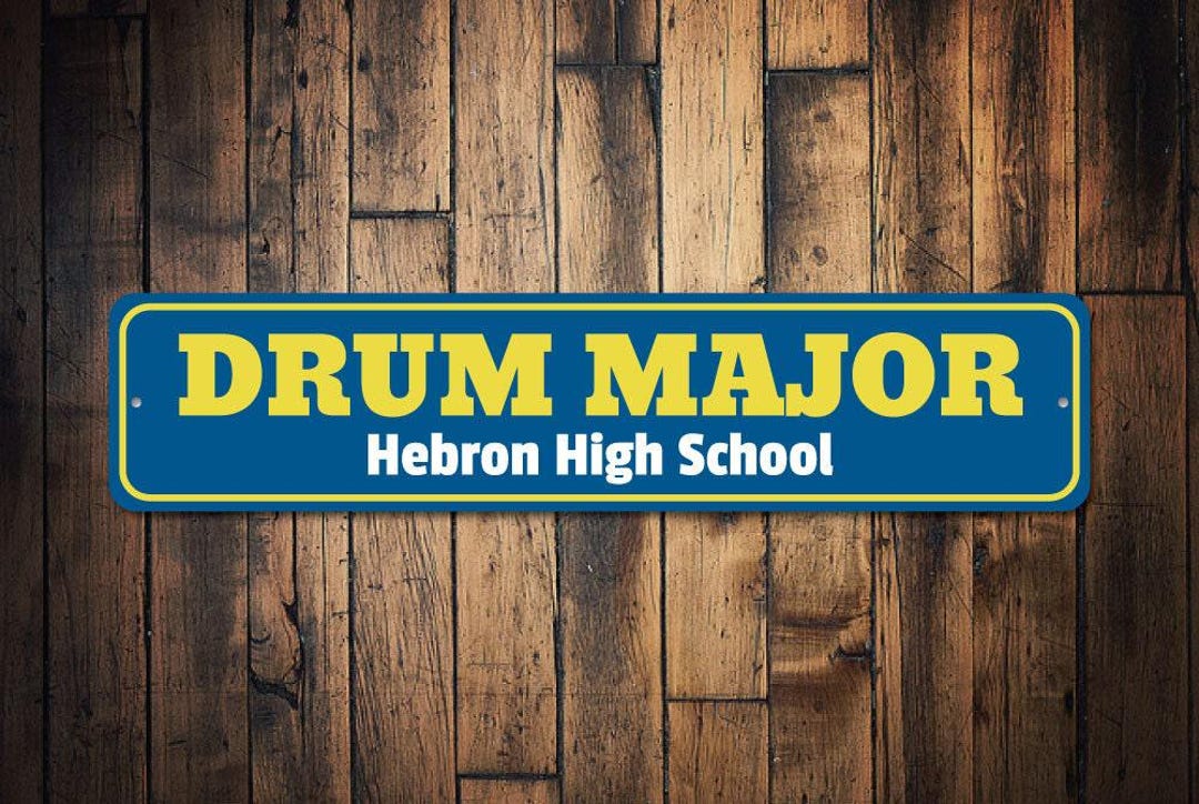 Drum Major Sign, Drummer Gift, Gift for Drum Major, Music Lover Sign ...