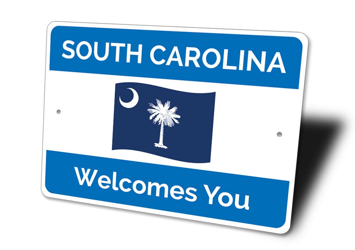 South Carolina Signs Metal Carolina Sign SC Decor Carolina | Etsy