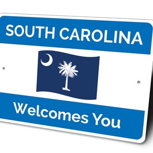 South Carolina Signs, Metal Carolina Sign, SC Decor, Carolina Gift ...