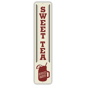 Sweet Tea Sign, Farmhouse Sign, Kitchen Decor, Tea Bar Sign, Farmhouse ...