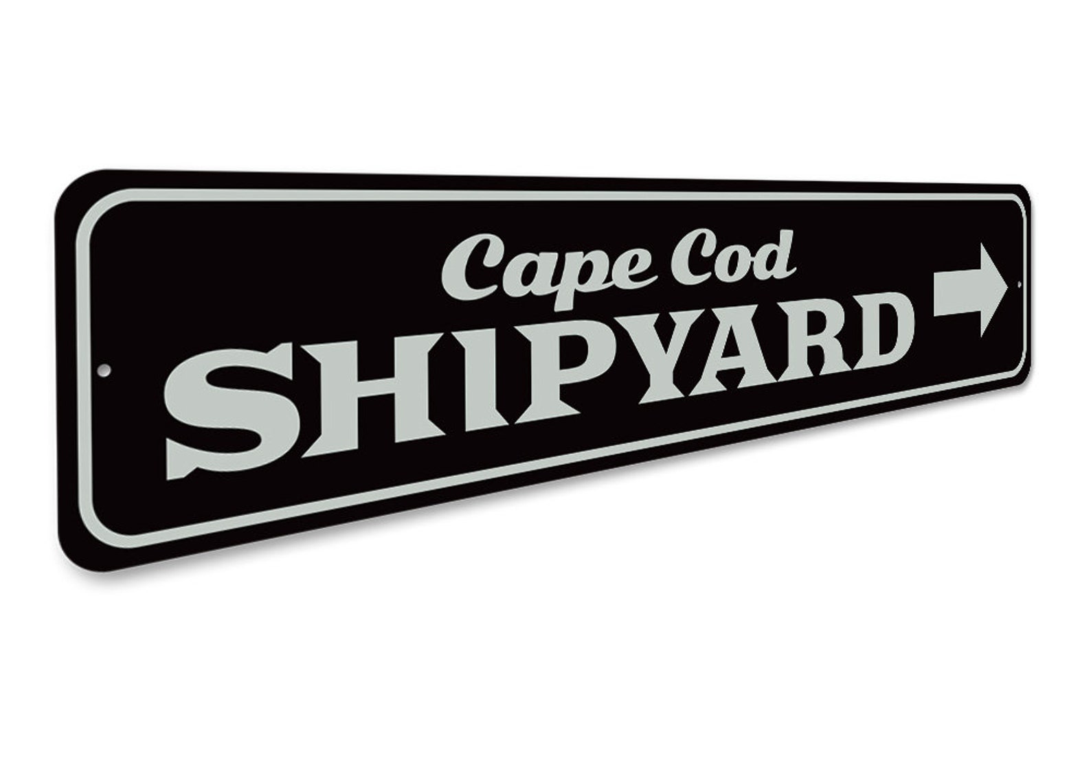 Cape Cod Shipyard Sign Shipyard Sign Cape Cod Decorations - Etsy