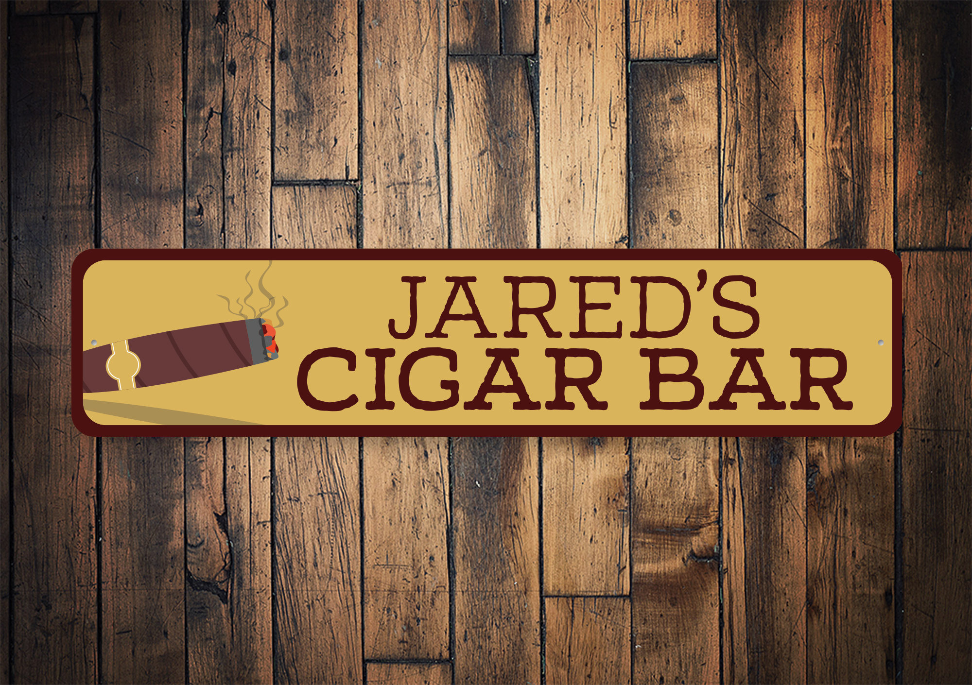 Custom Cigar Bar Sign for Cigars Cigar Lounge Cigar Decor - Etsy