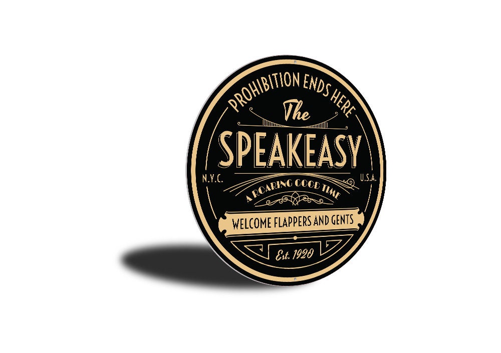 Prohibition Ends Here Prohibition Decor the Speakeasy Beer | Etsy