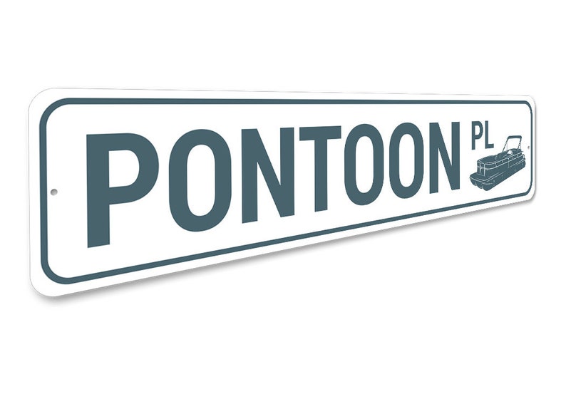Pontoon Place Sign Custom Pontoon Sign Pontoon Boat Sign - Etsy