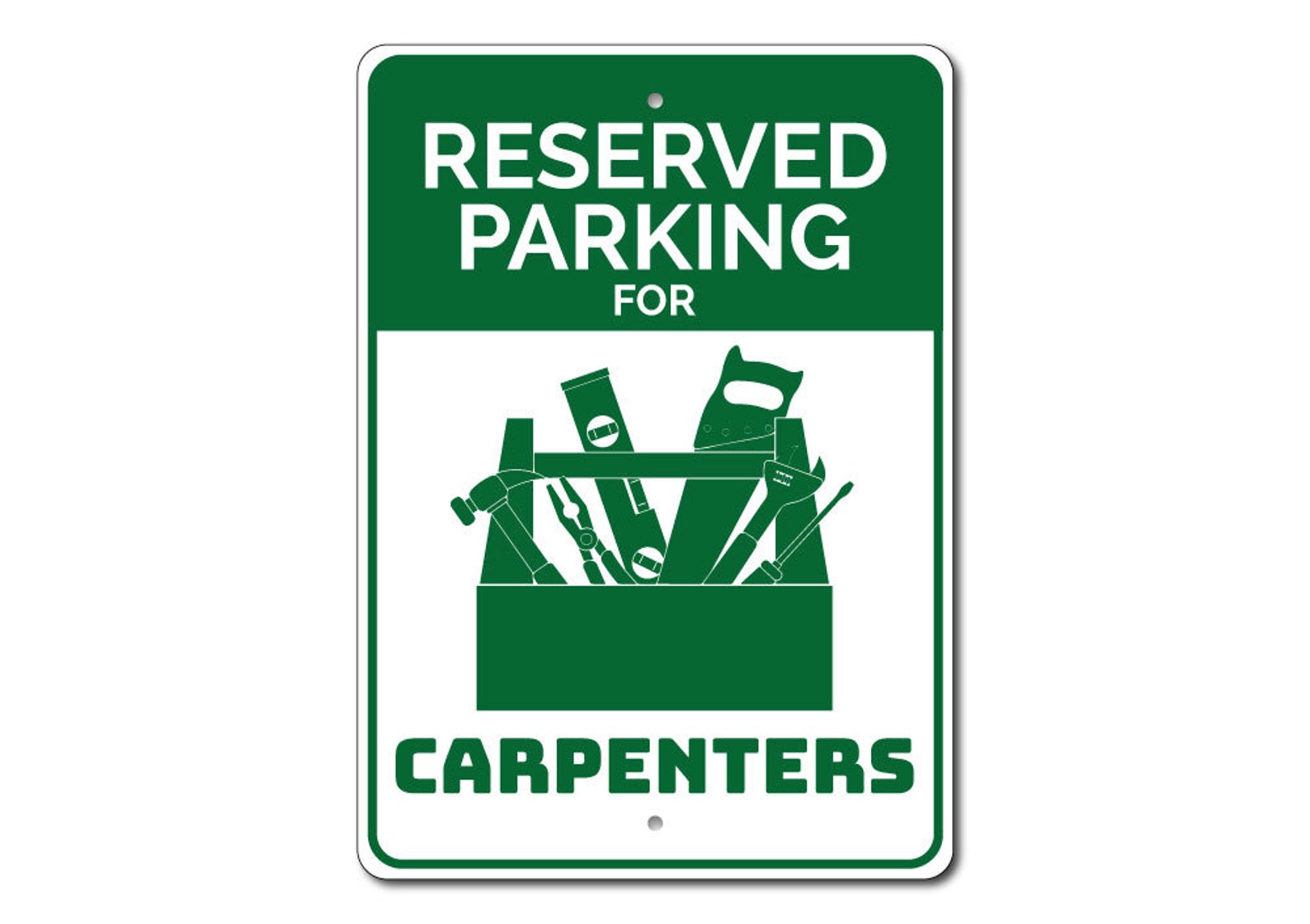 Carpenter Gift Carpenter Parking Sign Carpenter Shop Decor - Etsy