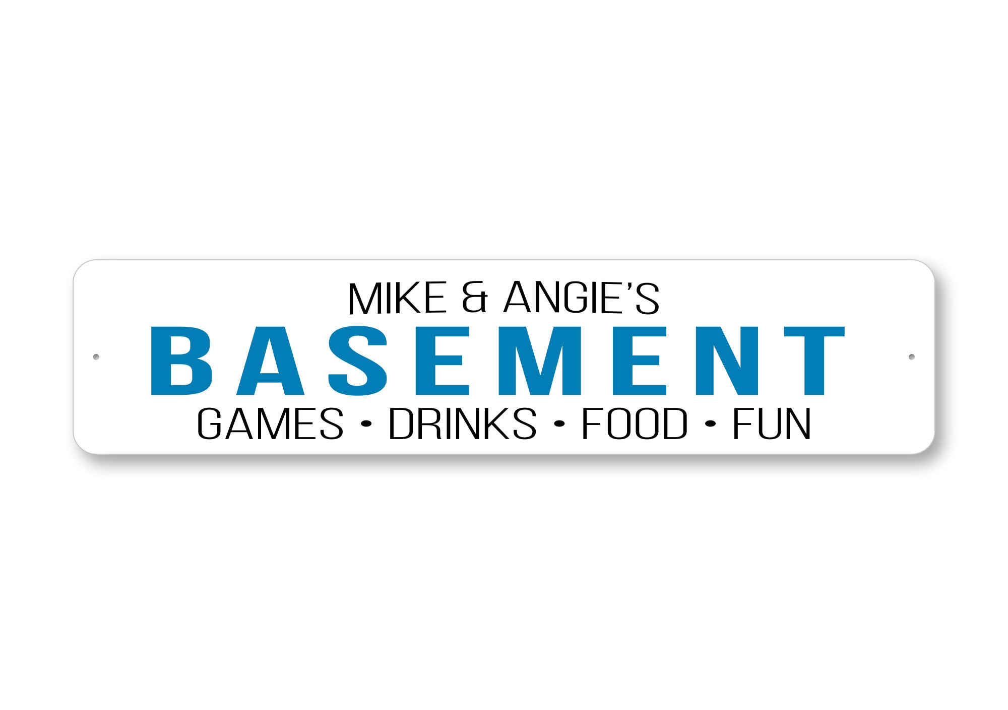 Custom Basement Sign Custom Sign Decor Family Basement Last - Etsy