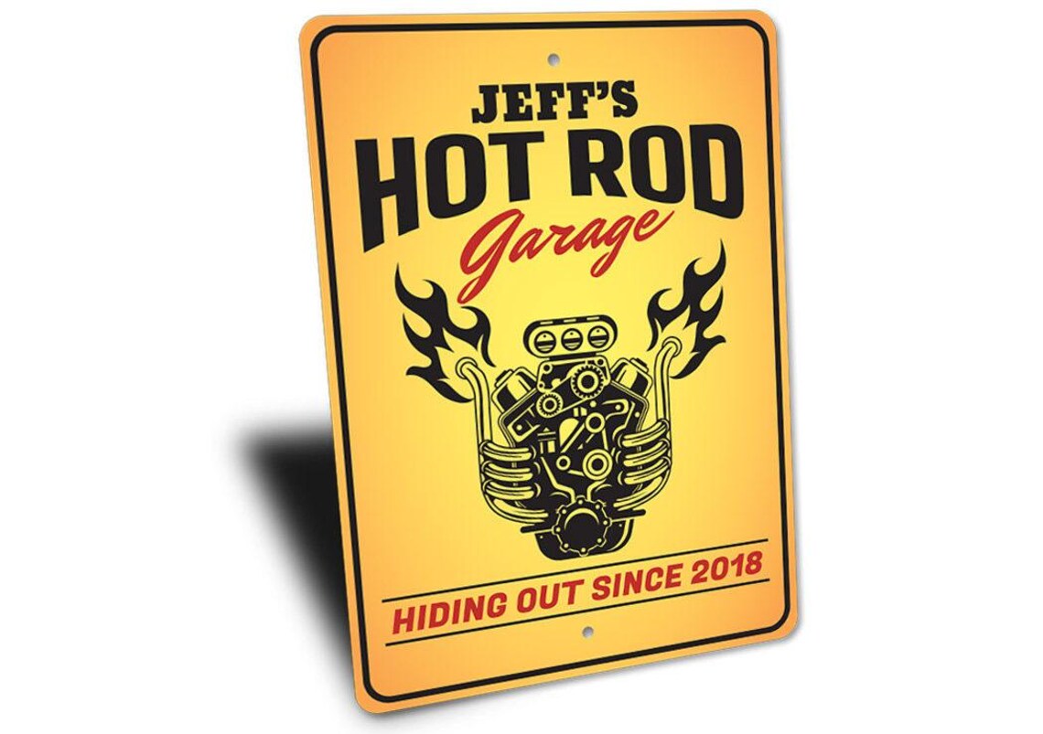 Personal Hot Rod Garage, Engine Decor, Big Engine Sign, Hot Rod Garage ...
