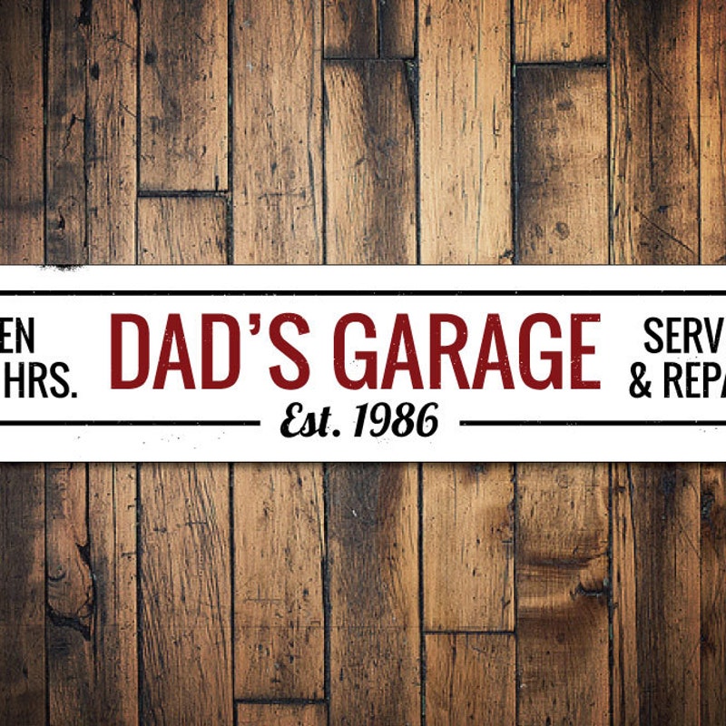 Dads Garage Customizable - Etsy
