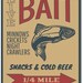 Live Bait Sign Fishing Bait Sign Bait Shop Decor Bait Shop - Etsy