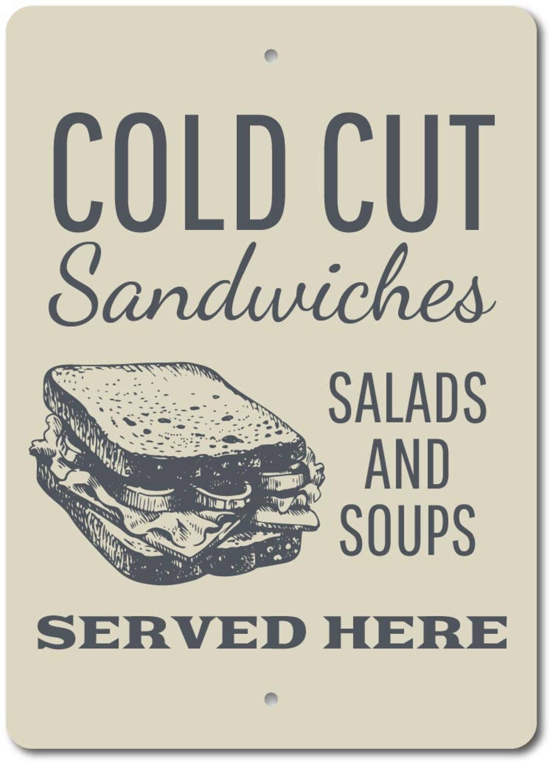 Sandwich Sign Cold Cuts Sign Sandwich Shop Decor Sandwich - Etsy UK