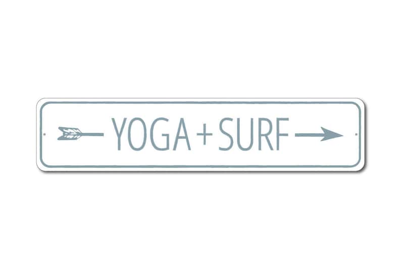 Yoga Sign Beach Yoga Sign Yoga Lover Gift Yoga Studio - Etsy