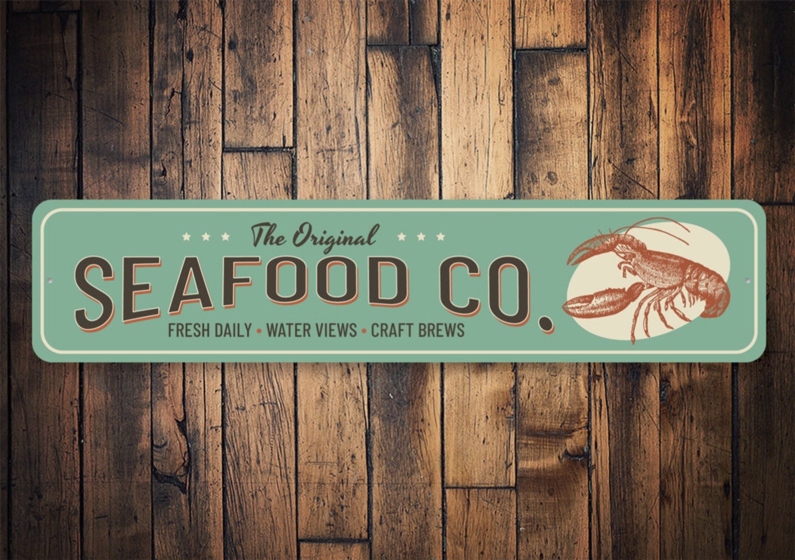 Seafood Company Sign Seafood Sign Lobster Signs Custom - Etsy