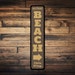 This Way Beach Arrow Vertical Sign, Custom Favorite Beach Name Sign ...