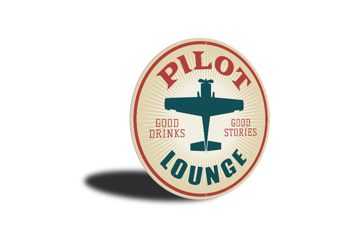 Pilot Lounge Sign Aviation Lounge Airport Hangout Sign - Etsy New Zealand