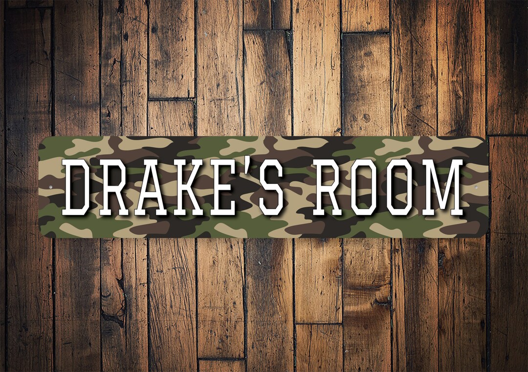 Army Kid Room, Camo Room, Kid Army Sign, Army Decor, Camo Sign, Camo ...
