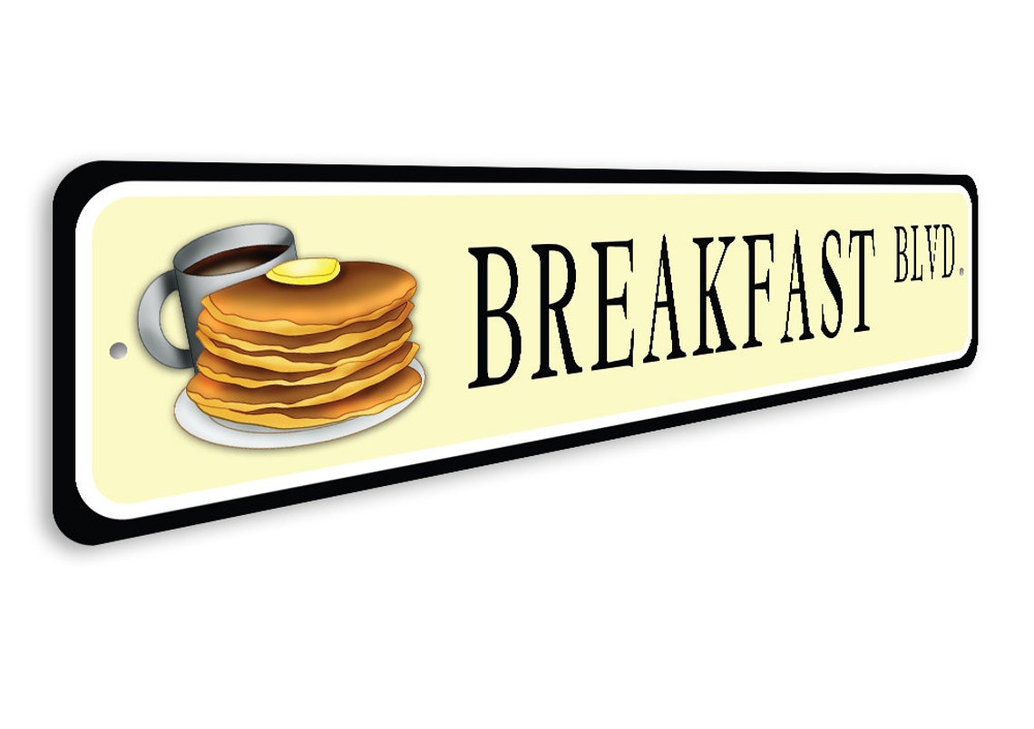 Breakfast Sign Breakfast Restaurant Breakfast Kitchen - Etsy