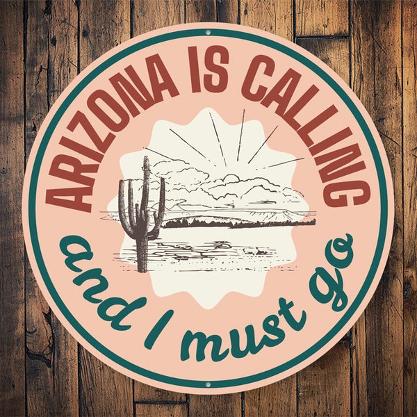 Arizona Metal Sign - Etsy