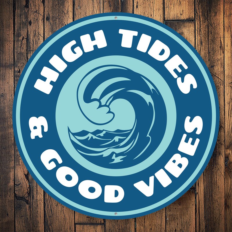 High Tide Sign - Etsy