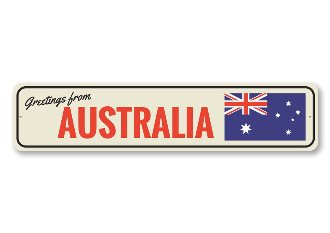 Australia Welcome Sign Australia Lovers Sign Australian - Etsy