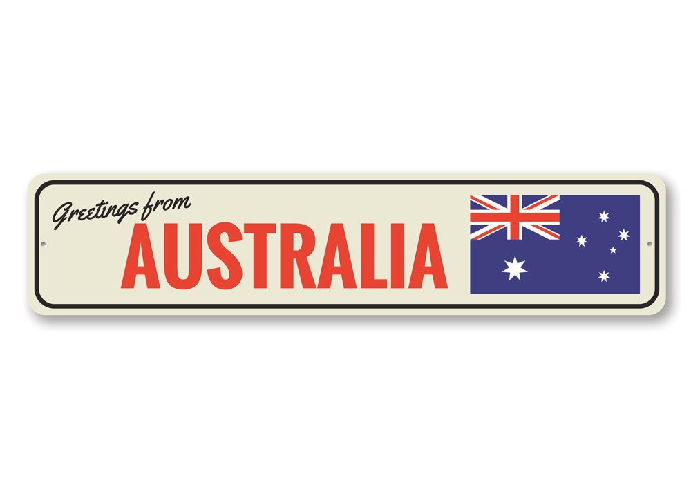 Australia Welcome Sign Australia Lovers Sign Australian - Etsy