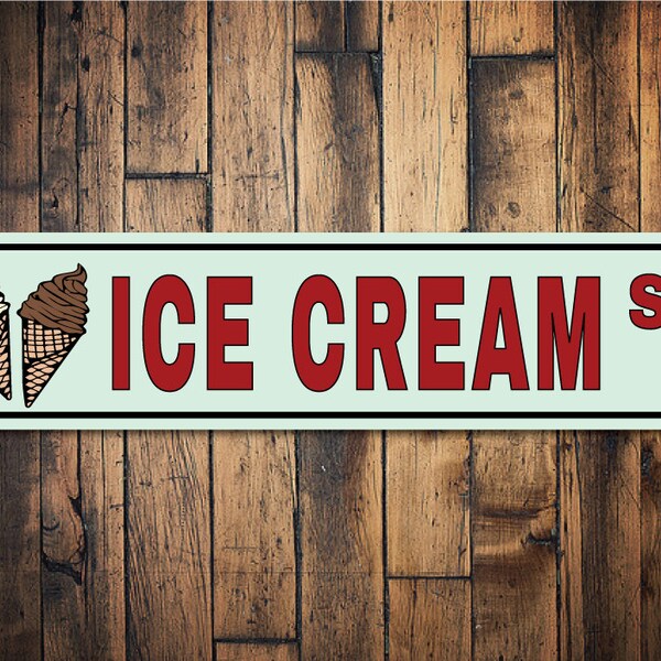 Ice Cream Flavors Sign - Etsy
