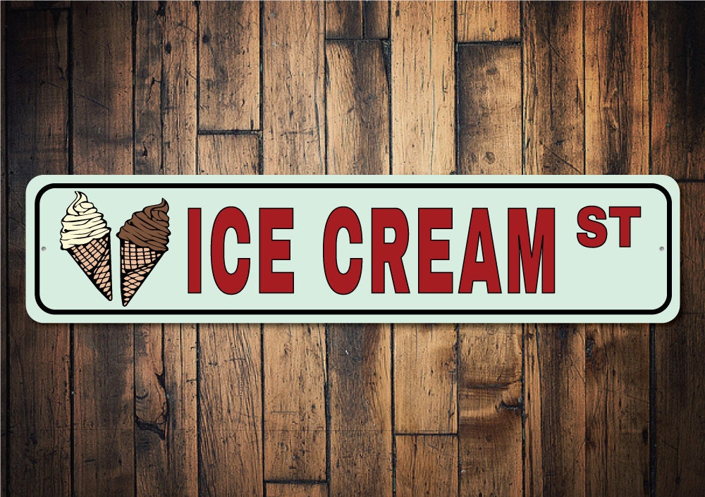 Ice Cream Shop Sign for Ice Cream Ice Cream Lovers Decor | Etsy