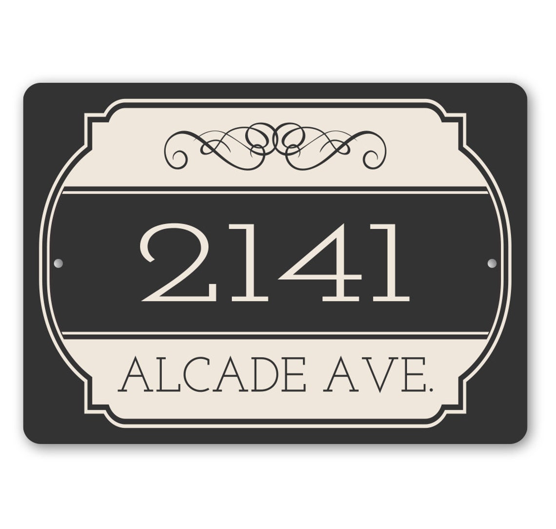 Vintage Street Sign Street Number Sign Custom Street Sign - Etsy