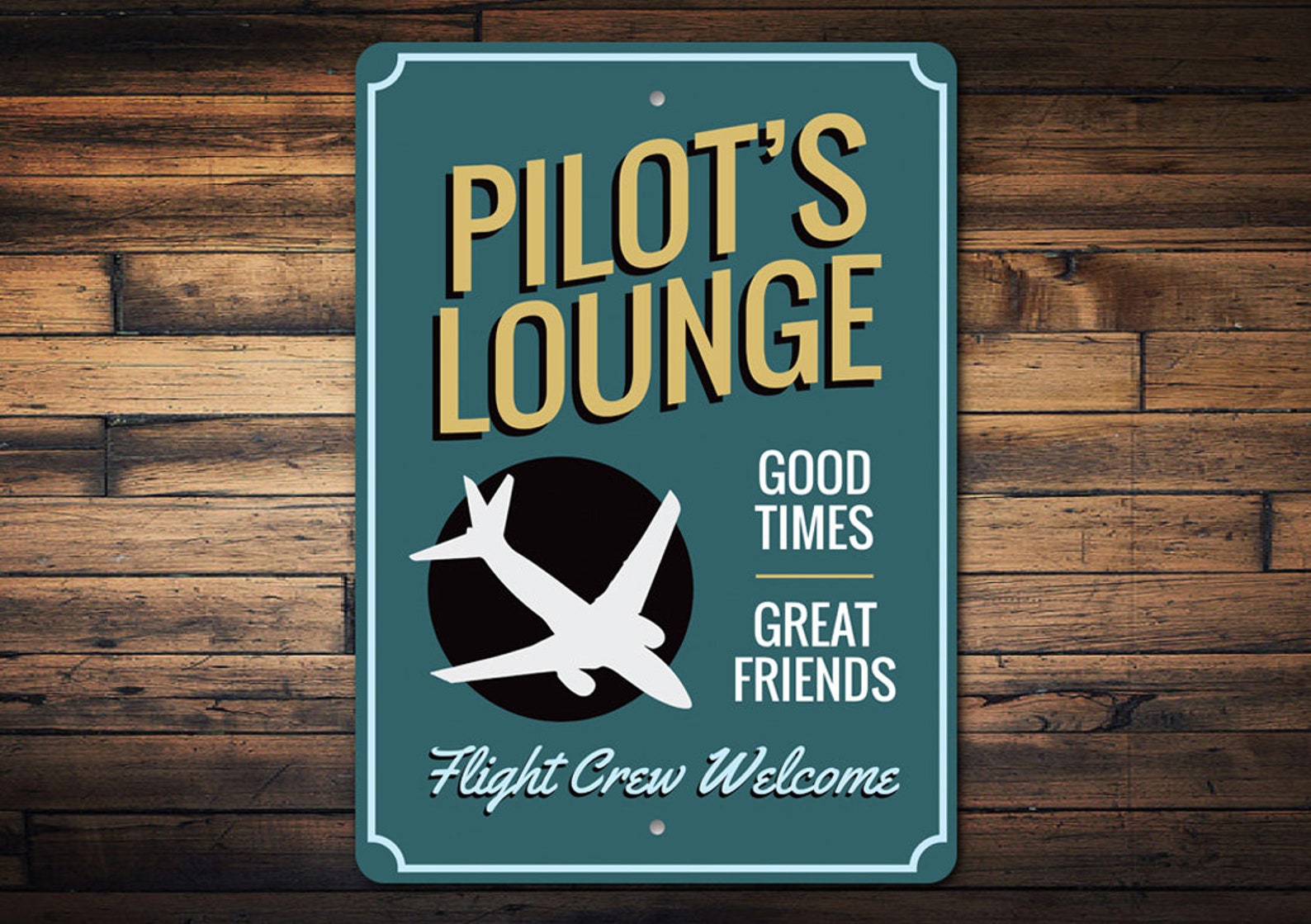 Pilots Lounge Sign Airplane Garage Pilot Lounge Aviation - Etsy