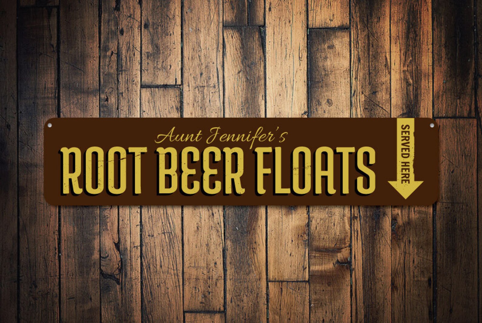 Root Beer Floats Sign Custom Served Here Ice Cream Maker Name - Etsy