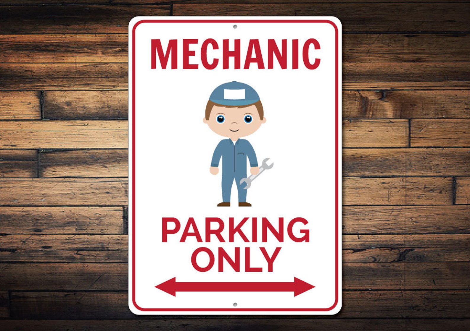 Mechanic Parking Sign Car Mechanic Gift Mechanic Garage - Etsy