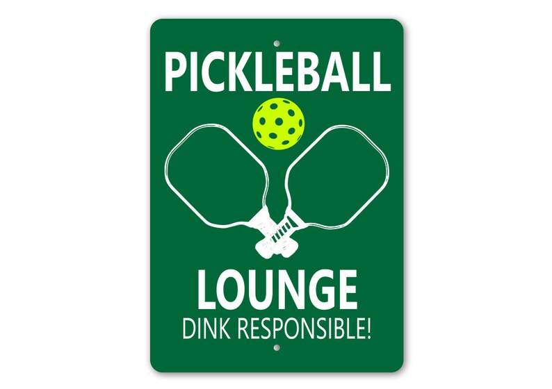 Pickleball Lounge Sign Pickleball Sign Pickleball Player | Etsy