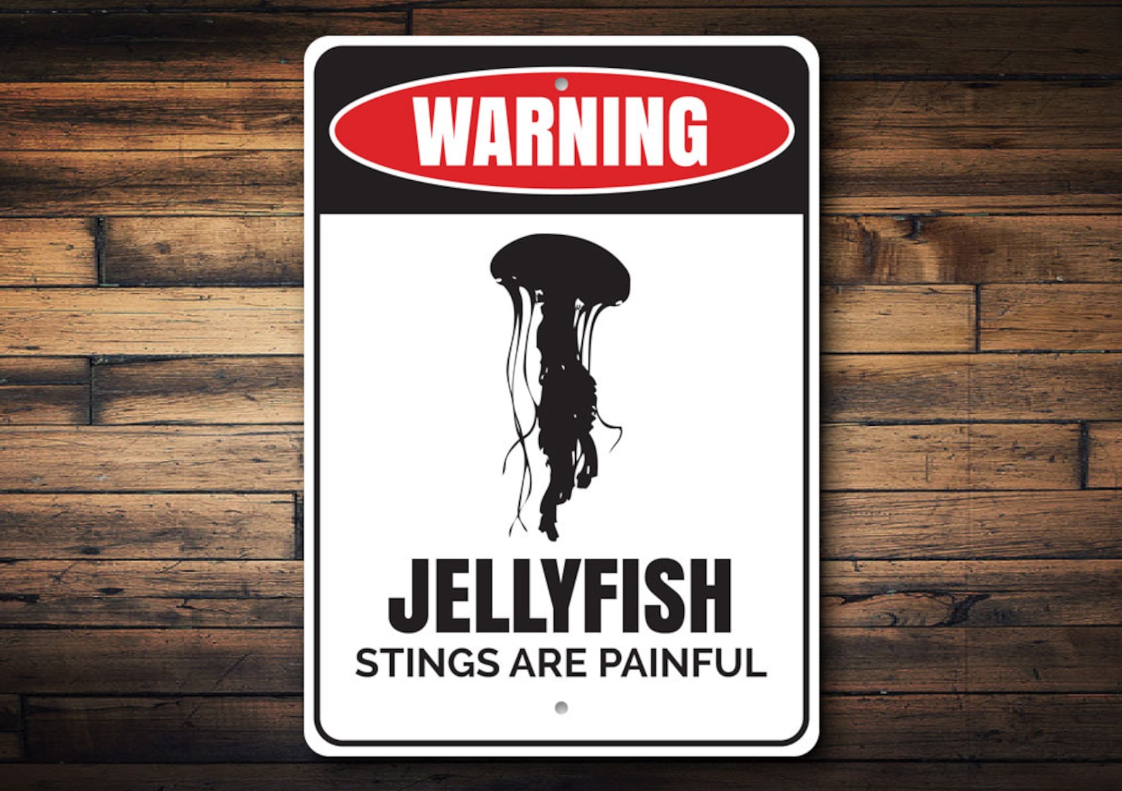 Warning Jellyfish Sign Jellyfish Sign Jelly Sting Sign | Etsy