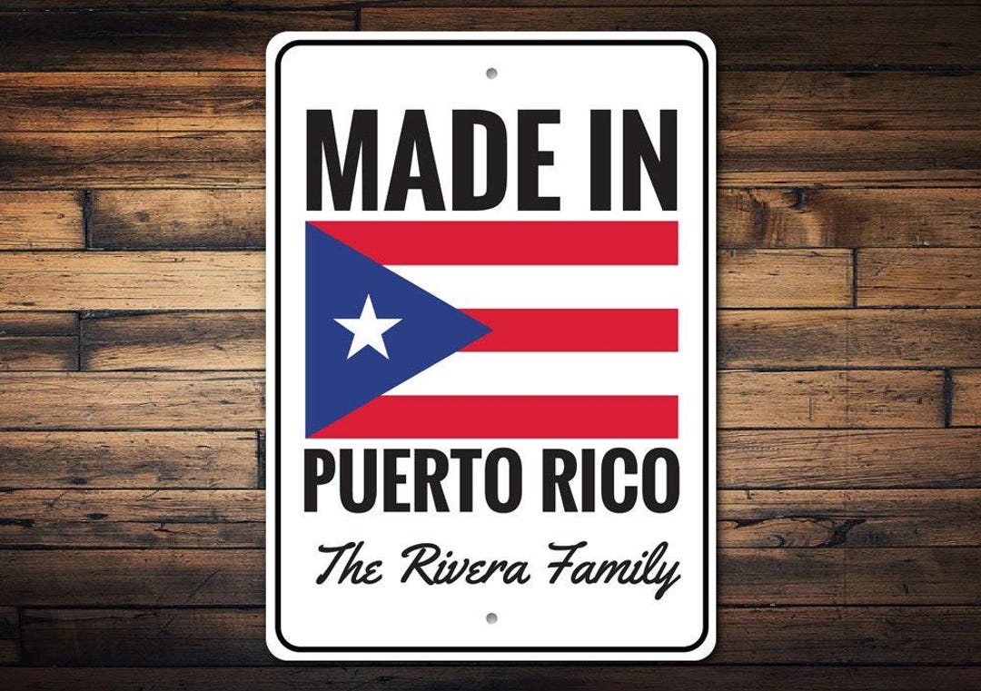Puerto Rico Sign , Puerto Rico Decor Sign, Puerto Rico Lovers Sign ...