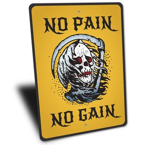 No Pain No Gain Sign No Pain Tattoo Sign Tats Tattoo Shop - Etsy