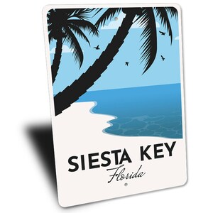 Siesta Key Florida Sign, Custom Beach Sign, Sarasota Florida, Beach ...