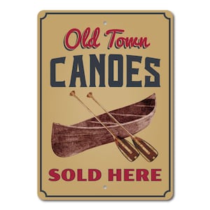 Canoe Decor, Canoe Lover Gift, Canoe Sign, Lake Fun Sign, Canoes Sold ...