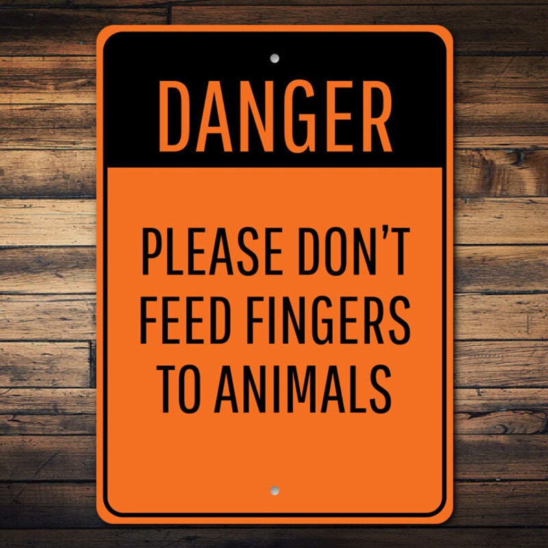 Do Not Feed Sign - Etsy