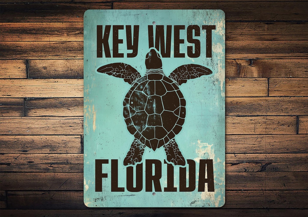 Key West Florida Sign, Home Wall Decor, Florida Beach Sign, Key West ...