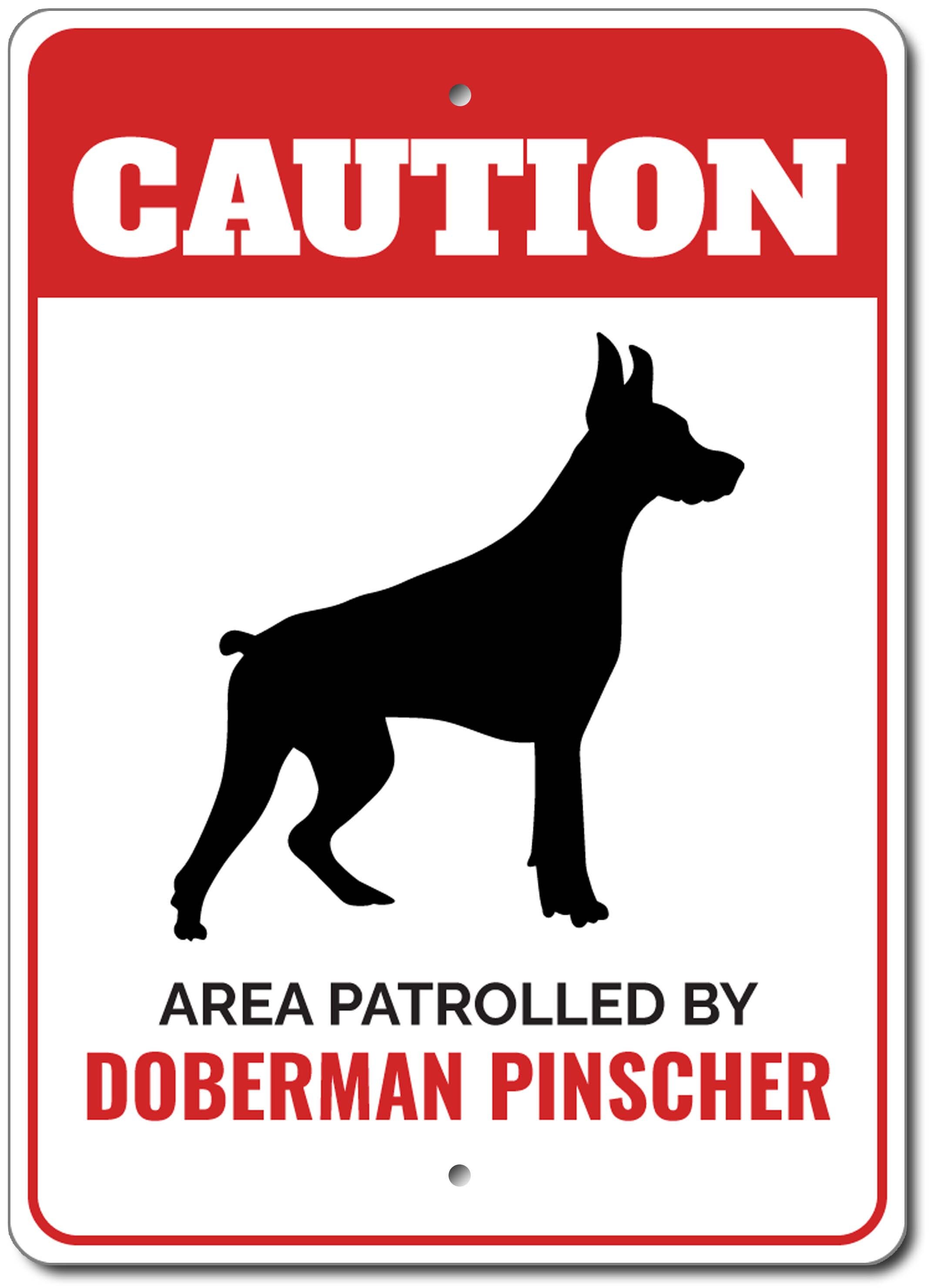 Doberman Guard Dog Signs