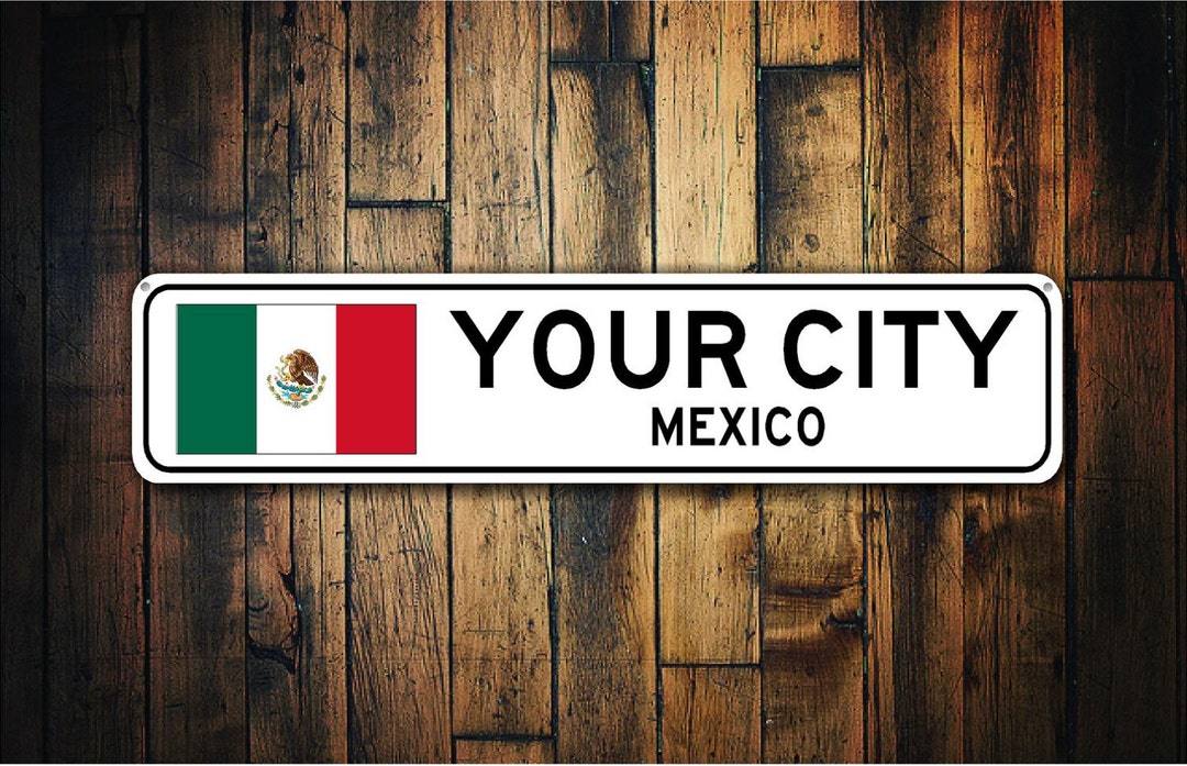 Mexico Flag Sign, Mexico Souvenir, Mexico Gift, Country Souvenir, Metal ...
