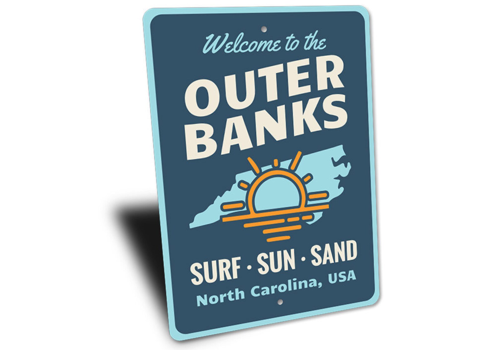 Outer Banks Sign Surf Sun and Sand Surfing Sign North | Etsy