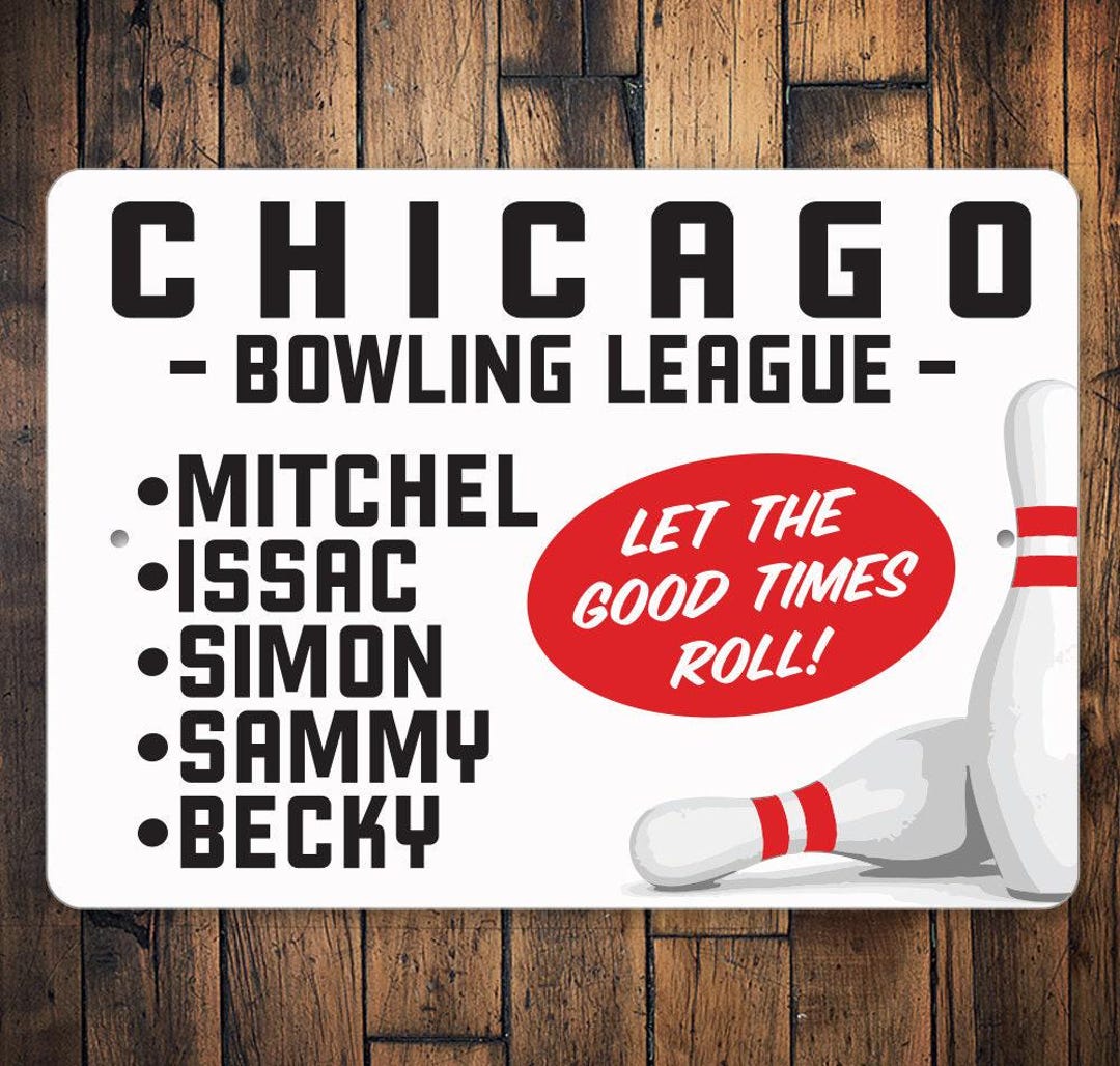 Bowling Team Sign, Custom Bowling Gift, Bowling Team, Decor for Bowling ...