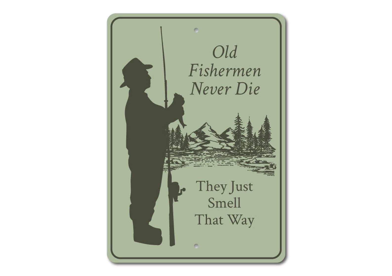 Fisherman Gift Funny Fishing Sign Funny Fishing Gift - Etsy