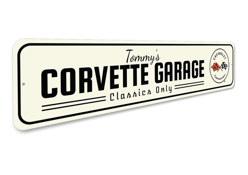 Custom Classic Corvette Sign Classic Corvette Garage - Etsy
