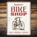 Bike Shop Sign, Vintage Bicycle Sign, Personalized Bike Sign, Custom ...