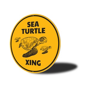 Sea Turtle Xing Sign, Turtle Crossing Sign, Sea Creatures, Ocean Life ...