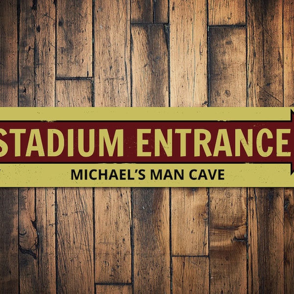 Stadium Entrance Sign - Etsy