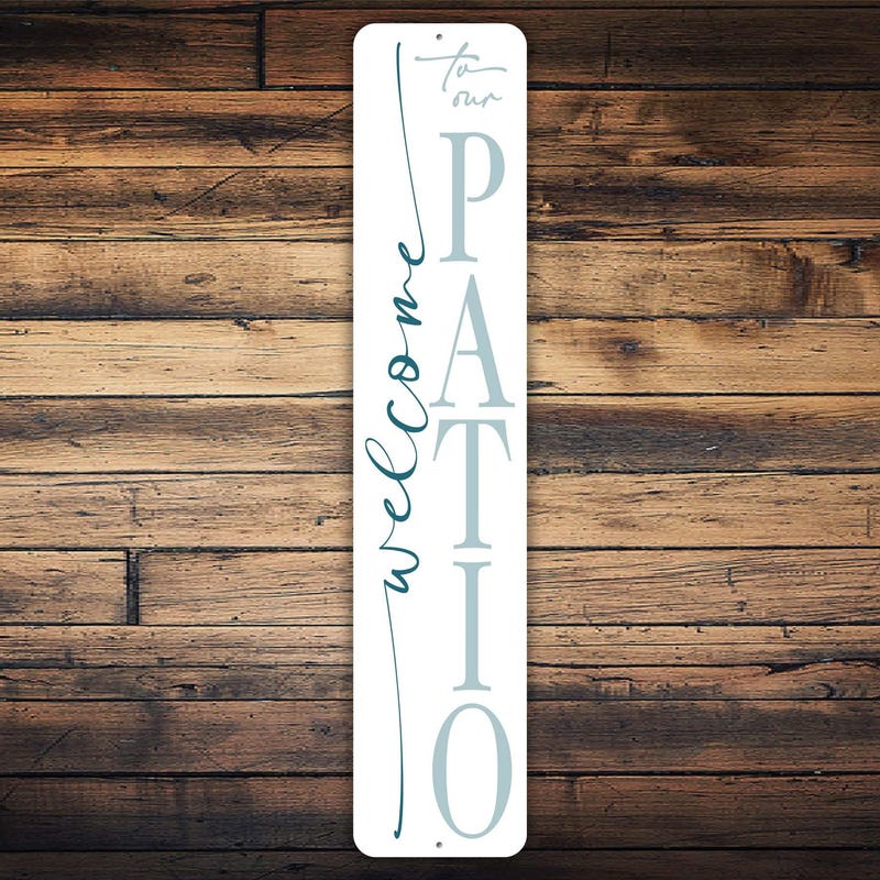 Outdoor Welcome Sign - Etsy